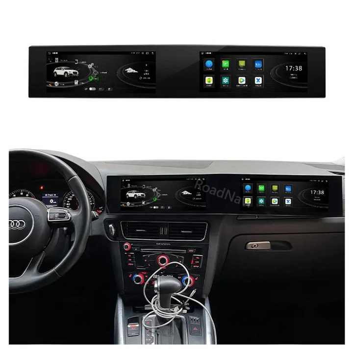RoadNavi Dual System Screen for Audi Q5 2009-2017 Android Radio with ...