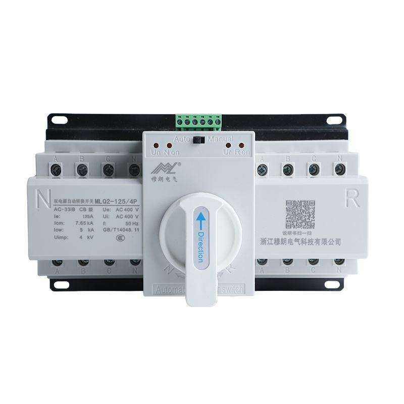 Mulang MLQ2-4P/63 2P Manual & Automatic 400V 50Hz Smart ATS Self Return ...