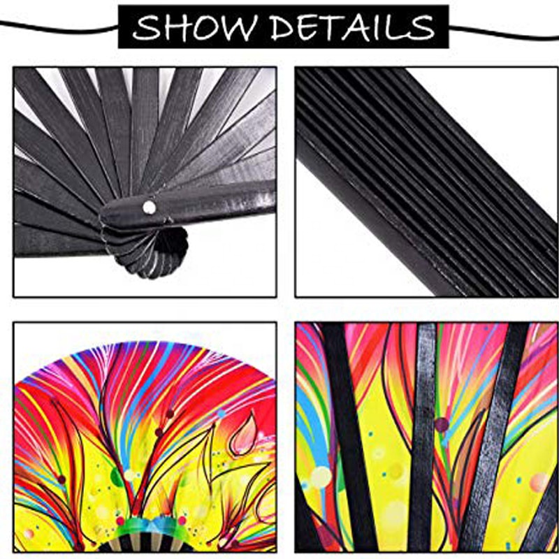 Custom Logo Bamboo Fans - Eco-Friendly Folding Hand Fans
