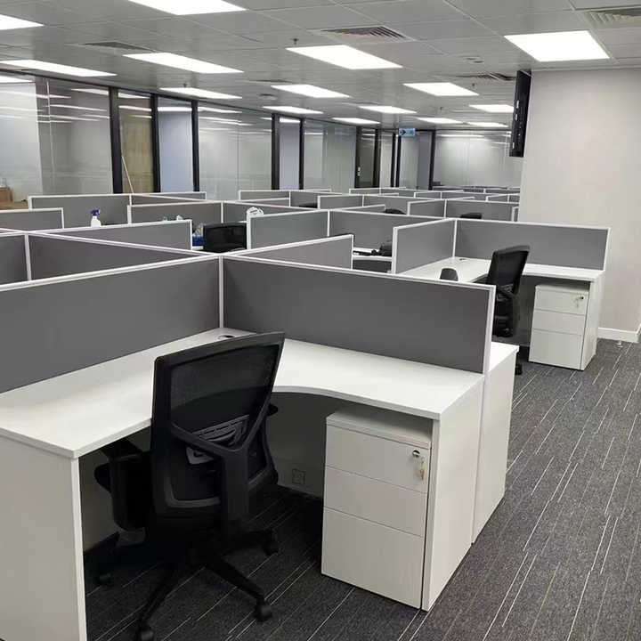 Modern Office Desks Staff Cubicle Workstation Coworking Office ...