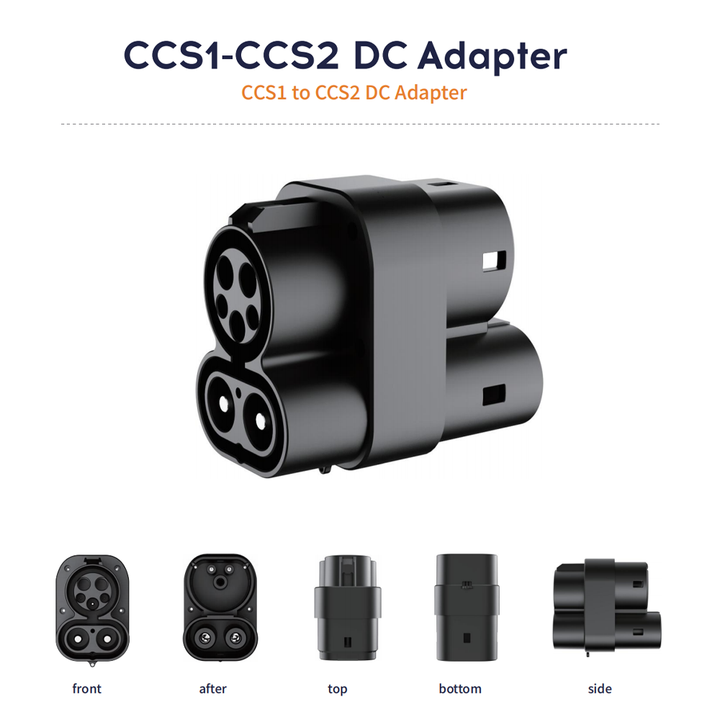 250A Electric Vehicle Supply Equipment Connector - CCS1 to CCS2