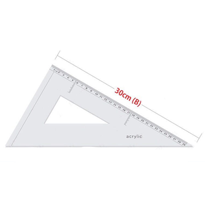 High Precision 45 Degree Triangle Ruler For Arts And Geometry - Alibaba.com