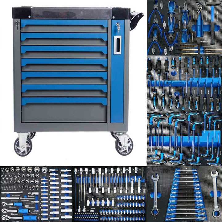 420 Pcs Tool Sets Rolling Box - Heavy Duty Tool Chest