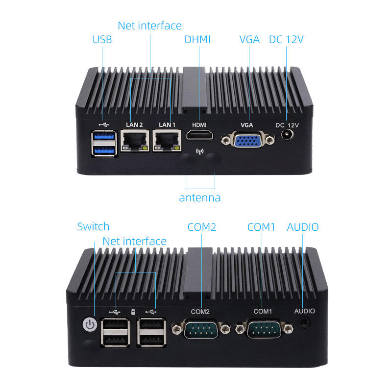 Multi-port Mini Industrial Computer Host I5/i7 Industrial Control Host ...