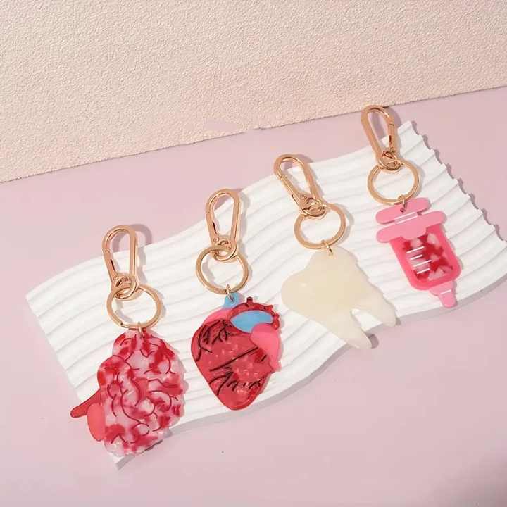 Creative Cute Acrylic Medical Keychain for Medical Students Gift ...