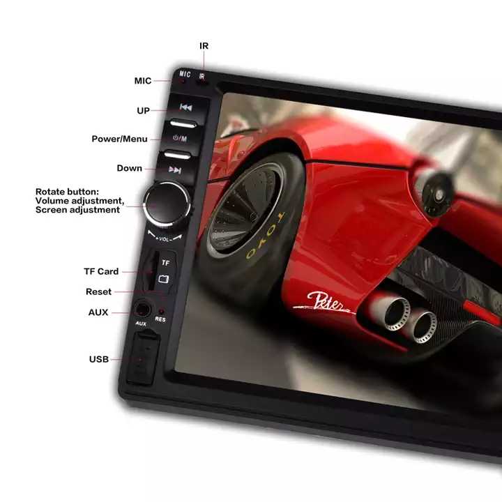 7018B 7 Inch 2 Din Car MP5 Player Android Universal Machine Multimedia ...