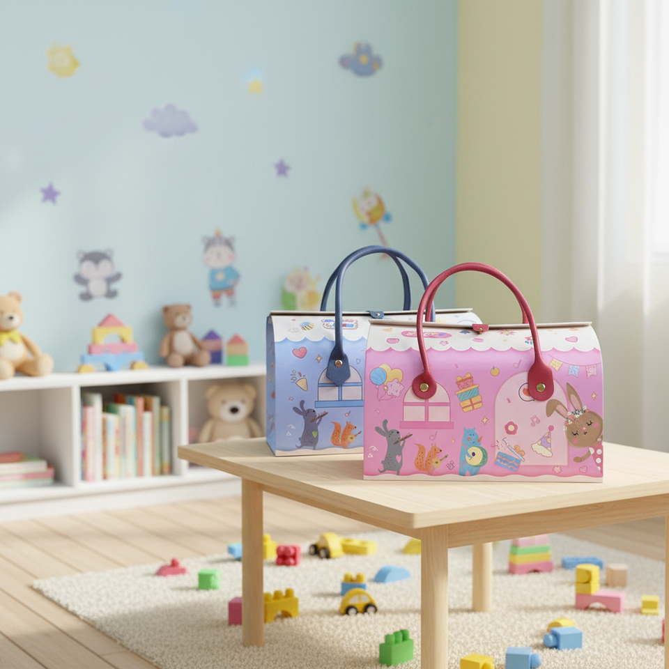 YZ Wholesale Cartoon Birthday Gift Box Portable Luxury Paper Box for ...