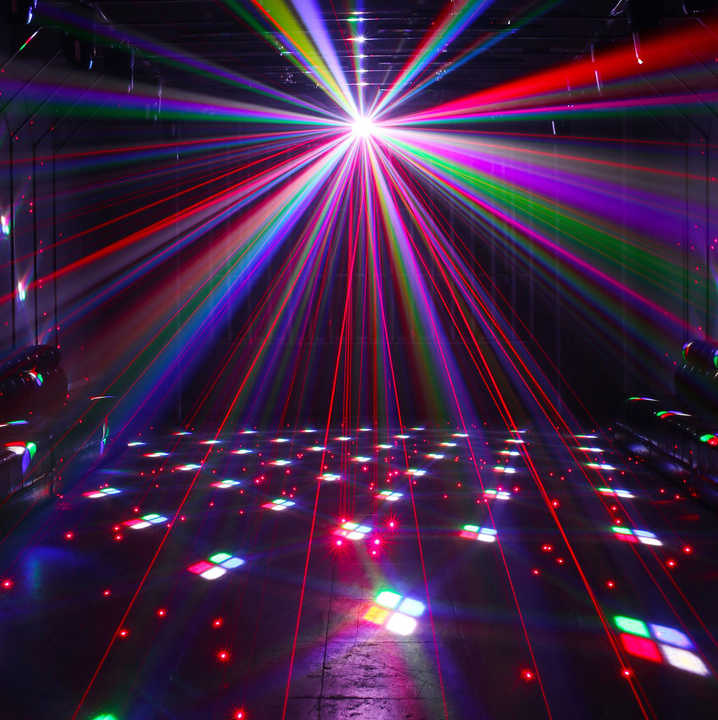 70W LED Laser Light Show Magic RGBW Effect for Night Club Disco KTV ...
