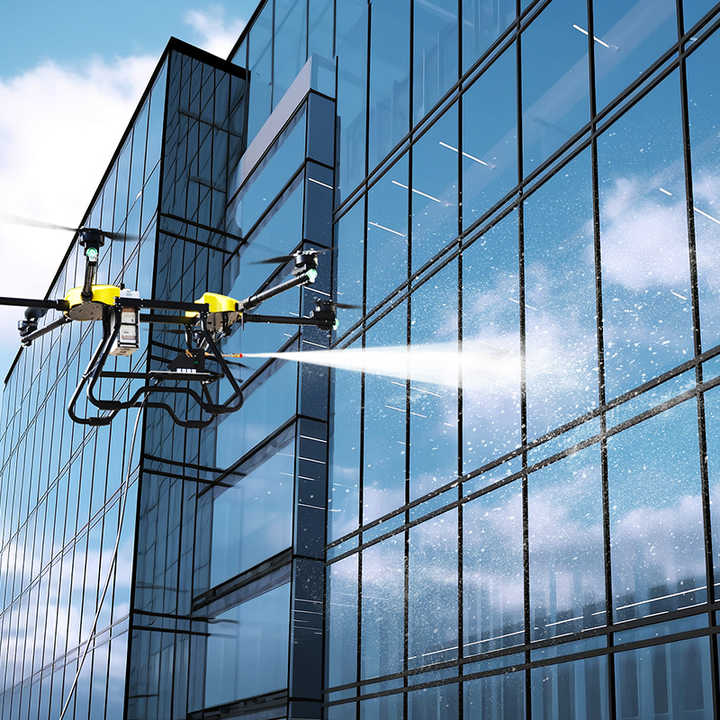 Joyance High Pressure Wall Window Cleaning Drone Building Washing ...