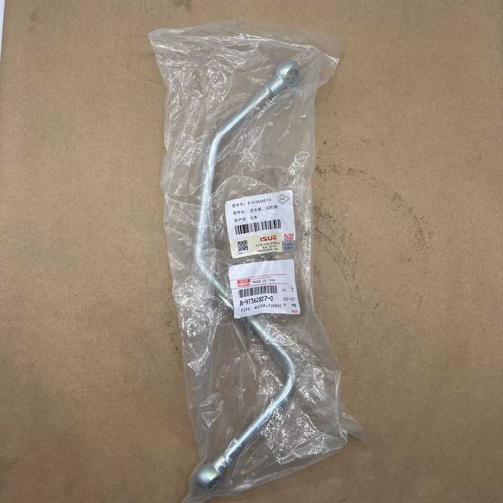 Original 4HK1 Supercharger Water Pipe for Isuzu Diesel Excavator Repair ...