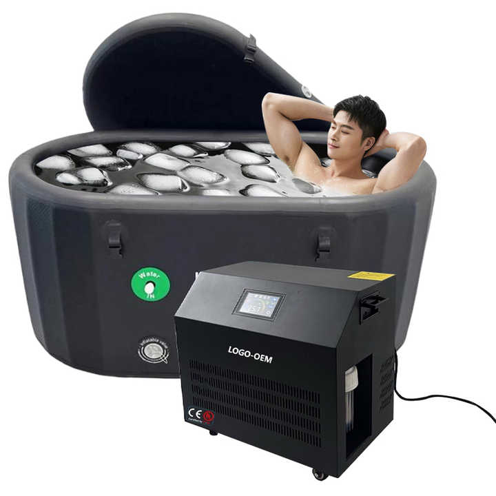 400L Ice Bath Tub with Chiller 0.8HP Cold Plunge Low Noise UV Ozone ...