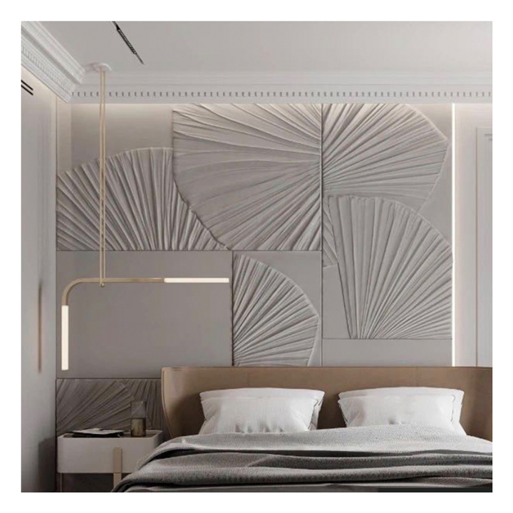 Custom Home Interior Finish - 3D Wall Panels by Kolo