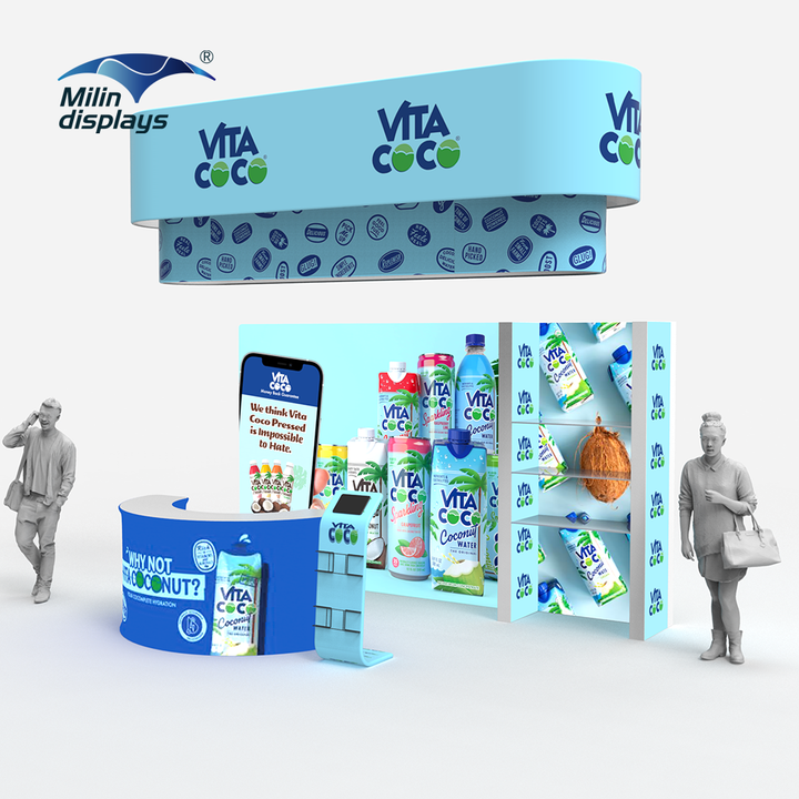 MLAD LED Backlit Light Box Shelf Customized Portable Trade Show ...