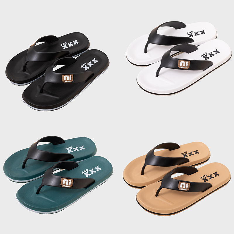 Wholesale High Quality Breathable Men's Custom slippers slip Resistant ...
