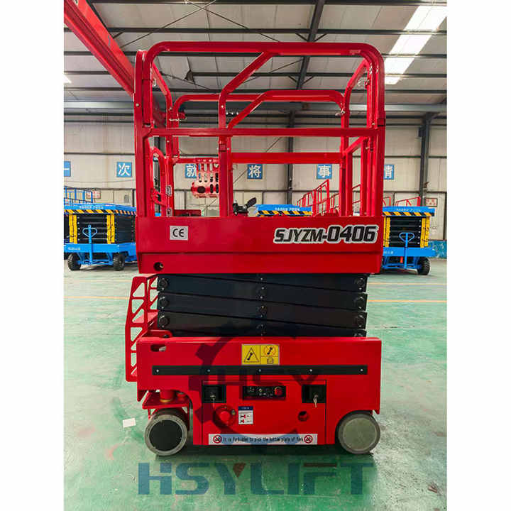 Hydraulic Mobile Scissor Lift Table 320kg Drivable Scissor Lift ...