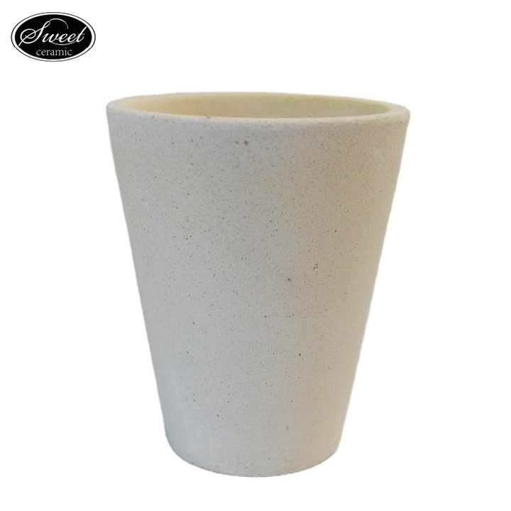 SWT Refractory 45g Crucible Fire Assay Clay Crucible Ceramic Gold Fire ...