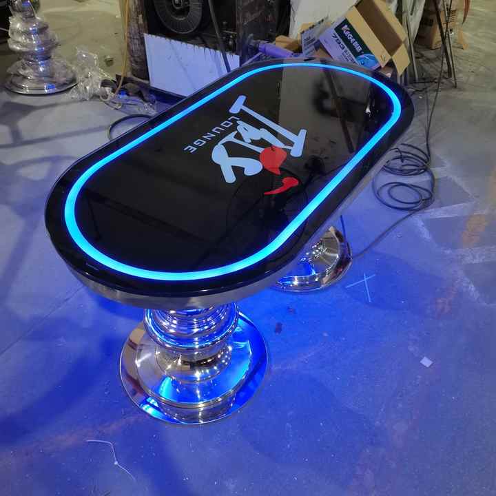 Modern LED Light-Up Bar Table Set for Nightclubs KTV Disco Clubs for ...