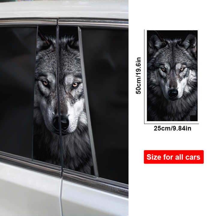 Car Window Pillar Sticker - Creative Personality Decals