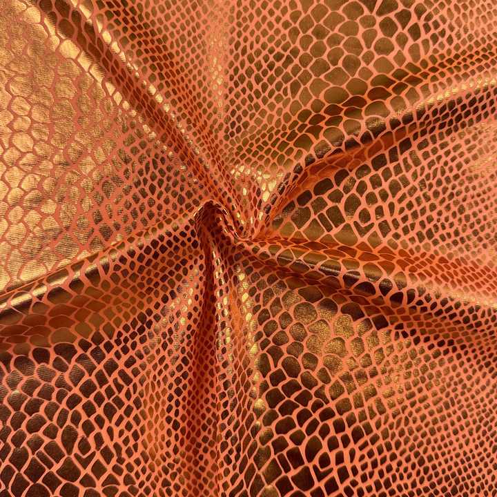 Custom Snake Foil Print Polyester Spandex Fabric for Bikini Swimwear ...