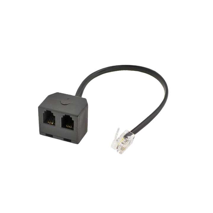 4P4C Male to 4P4C Dual Female Splitter Extender| Alibaba.com