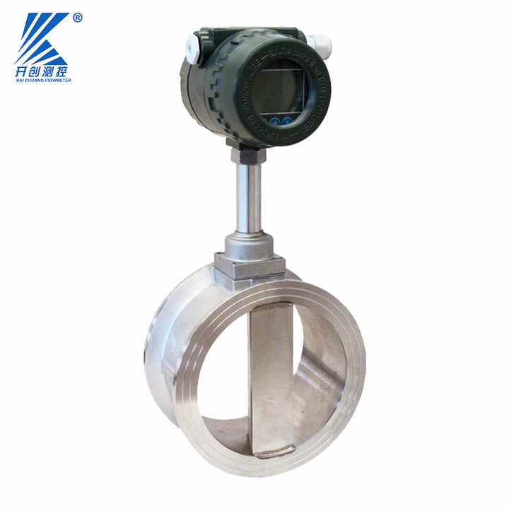 Digital Steam Temperature Pressure Compensation Vortex Natural Gas Flowmeter Insertion Type ...