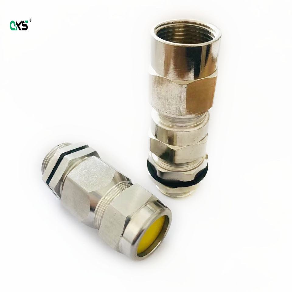 ATEX Type II Double Compression Weatherproof Cable Gland Explosion ...