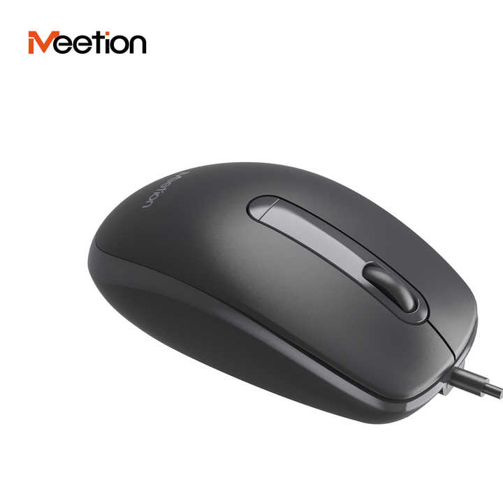 Meetion M100 Wired Silent 1200 DPI Ergonomic Optical Mouse