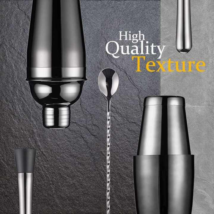 Professional Barware Tools Bartender Kit Bar Accessories Stainless ...