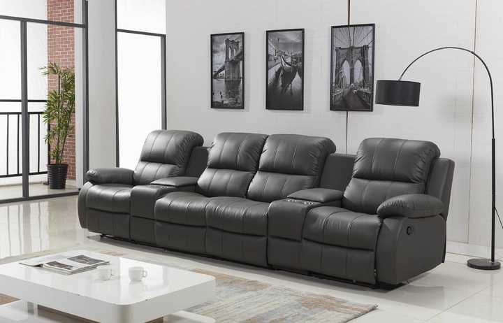 Modern Leather Smart Sofa Set - Multifunctional Furniture