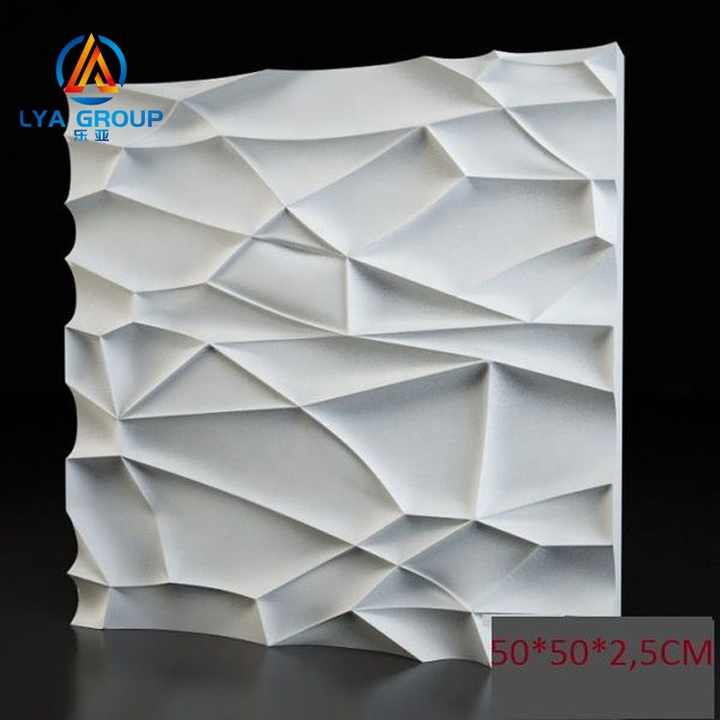 3D Concrete Wall Panel Moulding Natural Stone Cladding