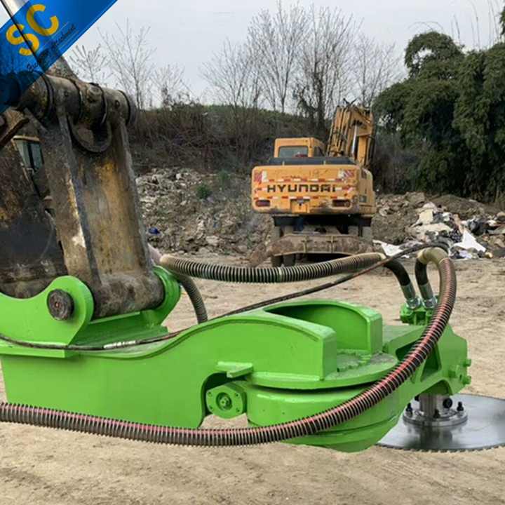 Excavator attachment wood cutter hydraulic tree shear for sale| Alibaba.com