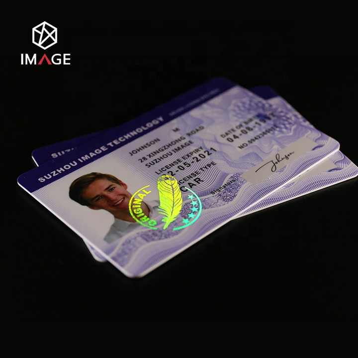 Custom Printed PVC Hologram ID Card for Identity Protection
