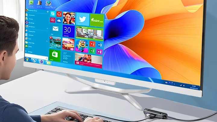 27" Core I7 PC Gamer with Curved Monitor - All in One