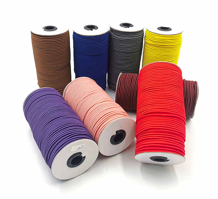 Factory Wholesale Strong Stretch Elastic Bungee Cord Braided Round ...