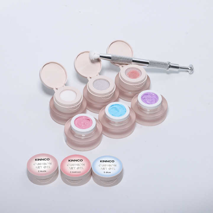 Hema&TPO Free KINNCO Custom logo Non-Toxic Formula 6 Color Sets Air ...