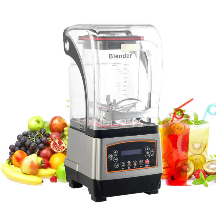2200W Sound Proof Heavy Duty Commercial Blender - Efficient & Durable