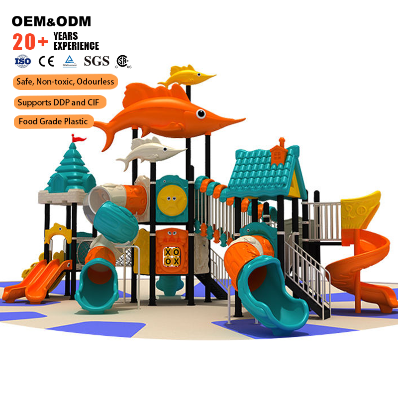 Treehouse Slide Swing Stair Slide for Schools Amusement Parks Vinyl ...