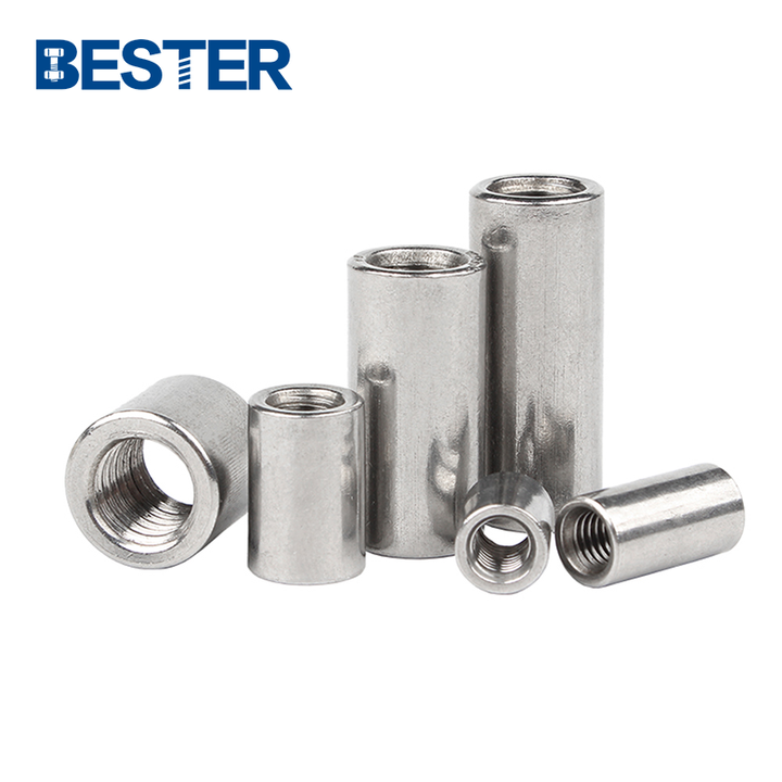 DIN6334 Right and Left Hand Round Threaded Standoff Joint Adapter Steel ...