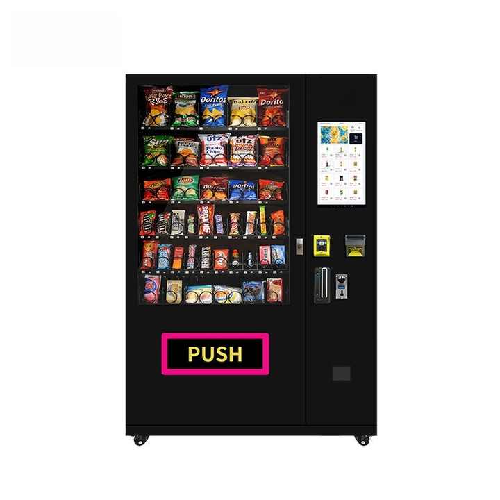 Snack and Beverages Refrigerated Automatic Vending Machines for Retail ...