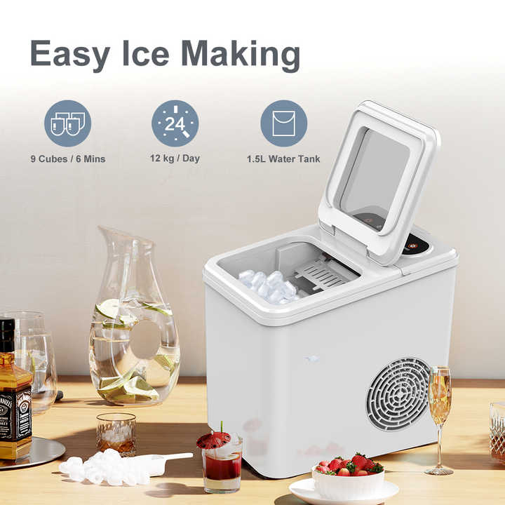 Hot Sale Compact Mini Cube Block Portable Home Ice Maker