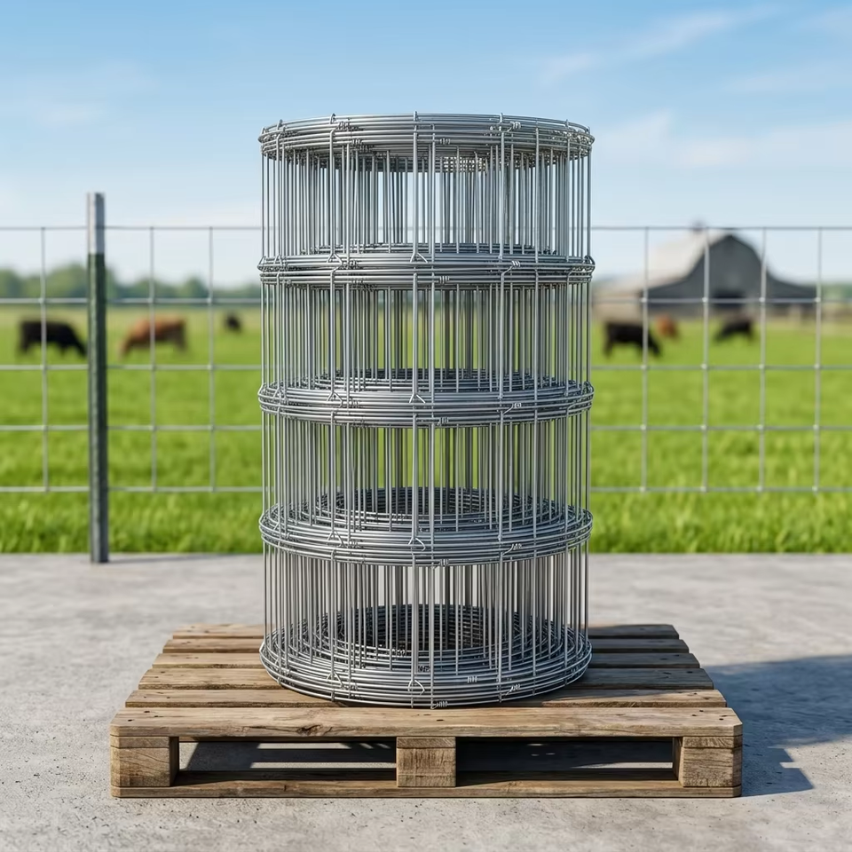 Durable Hinge Joint Sheep Fence Roll PVC Coated Woven Wire Mesh Field ...