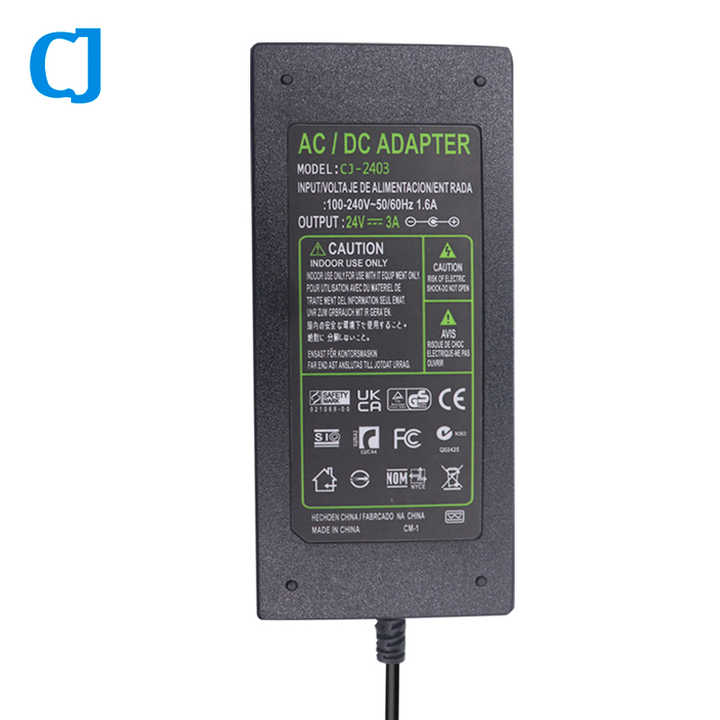 24V 3A Light Emitting Diode Power Supply 110V 220V to 24V 3A Power ...