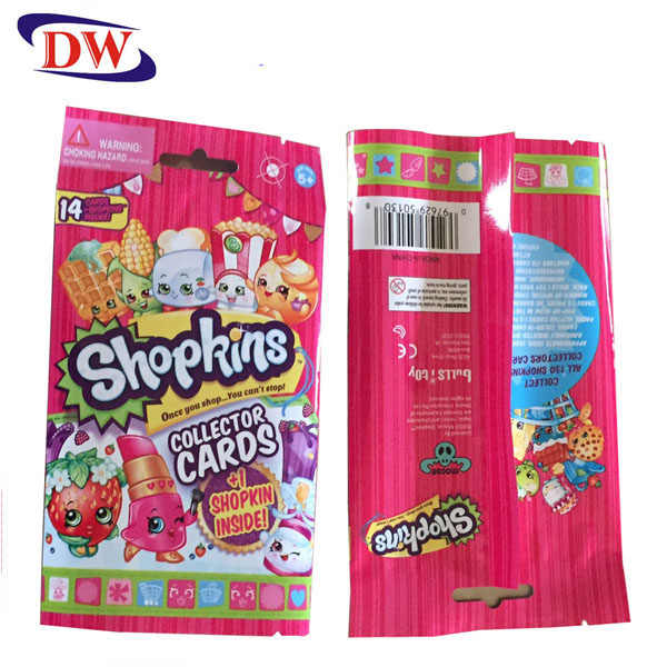 Euro Hook Aluminum Foil Laminated Back sealed Plastic Toy Pack Poly Bag ...