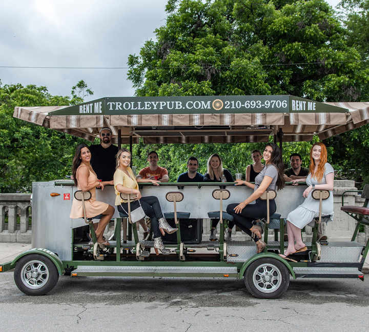 15 Persons Beer Party Bike, City Touring Sightseeing Pedal-Powered ...