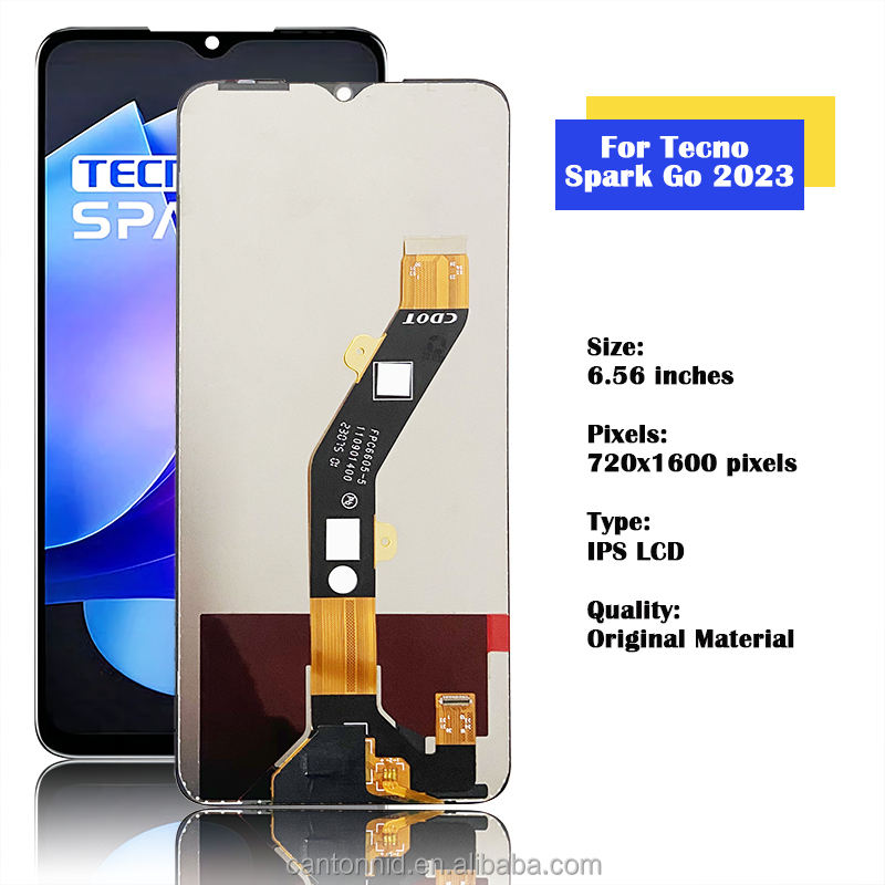 Mobile Phone Screen Replacement LCD Display for Tecno Spark Go 2023 - 6 ...