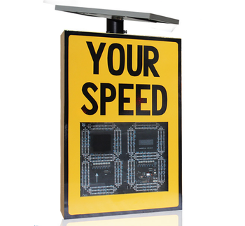 Aluminum Solar Powered Speed Limit Signs for Road Safety