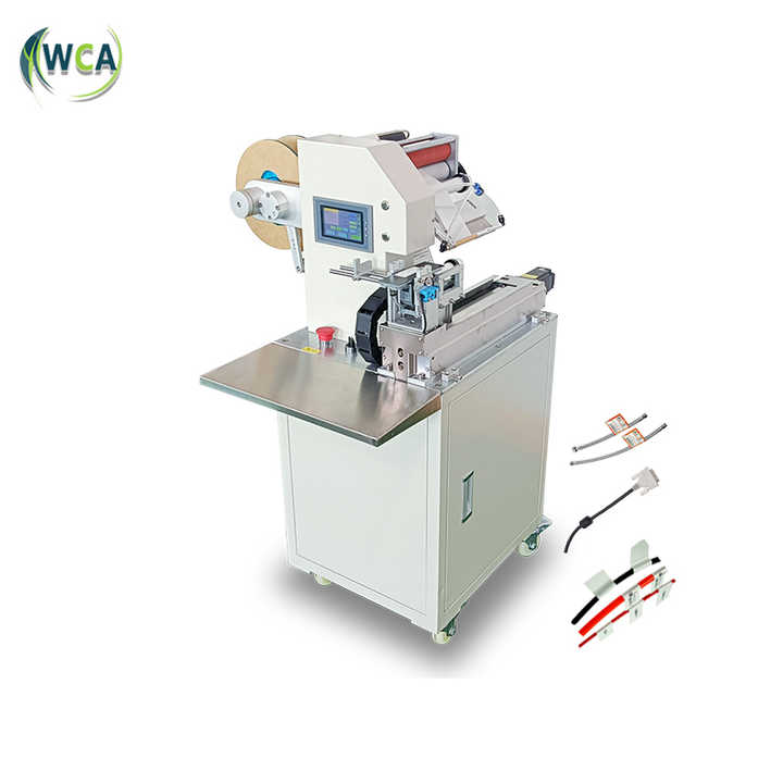 Semi Automatic Wire Plastic Tube Wire Labeling Machine Electrical Wiring Label Machine with ...