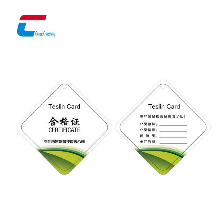 Factory Eco Friendly Polycarbonate RFID ID Card Teslin Paper for ID ...