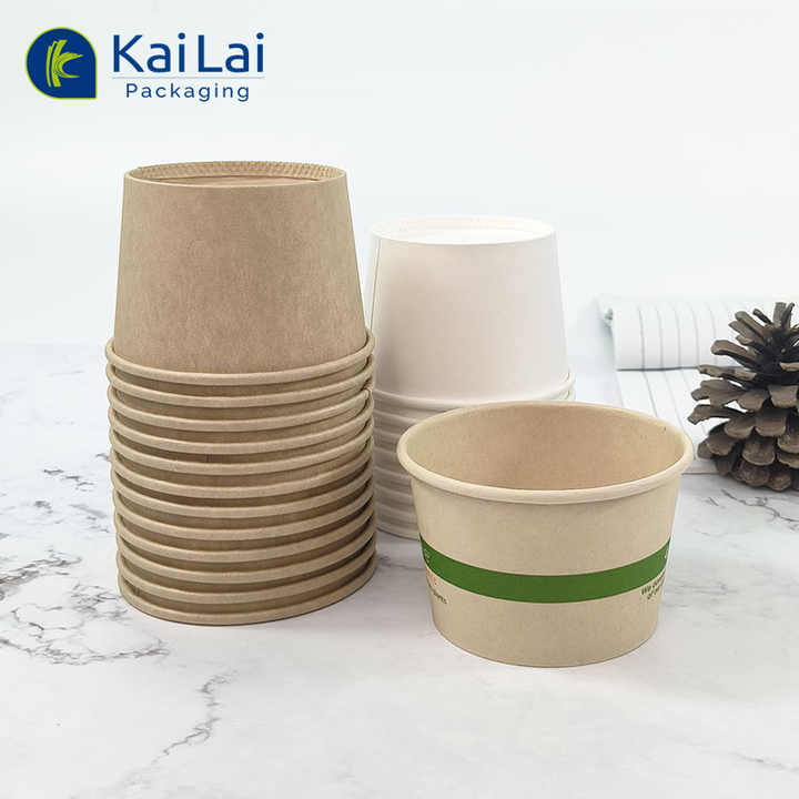 Small paper biodegradable sauce cup disposable paper cup recyclable ...