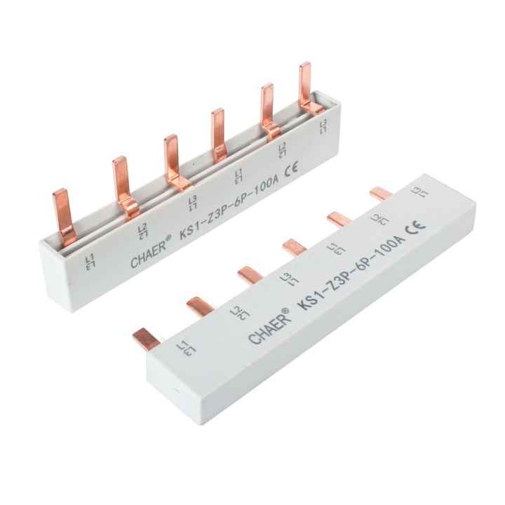 100A Z3P Copper Busbar for MCB, 3 Pole 6 Ways 100A, Electrical Power ...